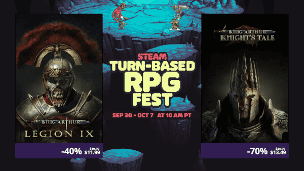 King Arthur on the Steam Turn-Based RPG Fest | King Arthur - Knight's Tale